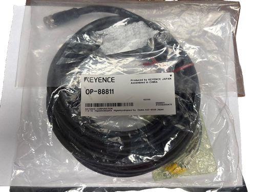 OP-88811 Keyence Power & I/O cable, M12 12-pin to Flying lead, 5m, for ...