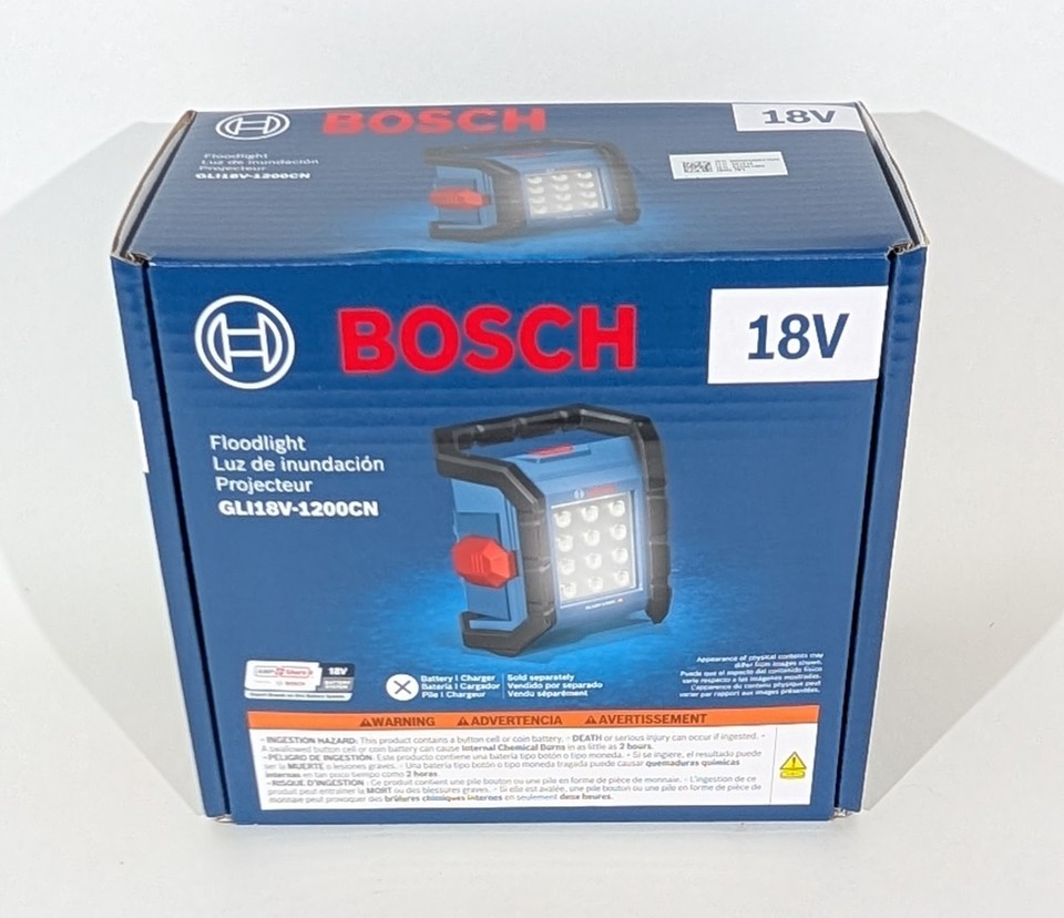 Bosch 18-volt Lithium Ion Cordless 1200-Lumen LED Rechargeable ...