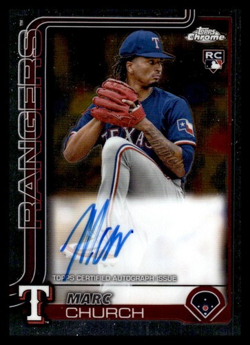 2025 Topps Chrome Baseball Auto RA-MAC Marc Church | eBay