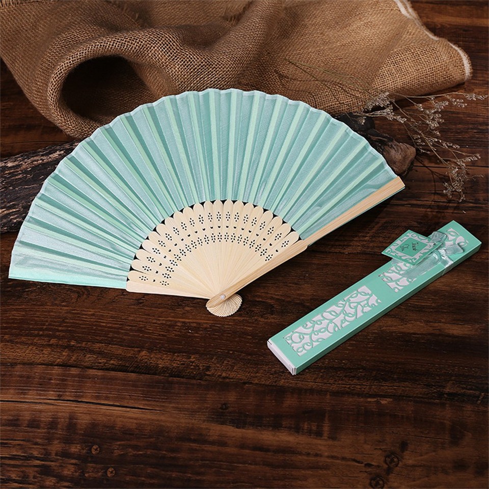 2pcs Classic Folding Fans Delicate Chinese Style Fan with Box for Women ...