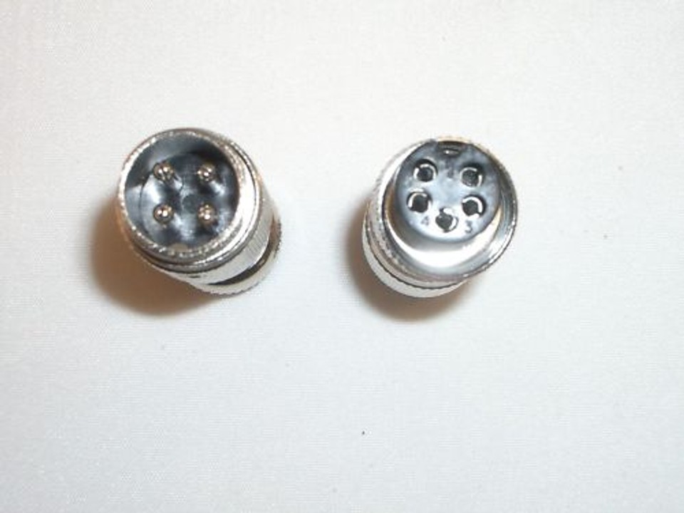 WORKMAN C4P5C 4 PIN COBRA MICROPHONE to 5 PIN COBRA UNIDEN GALAXY RADIO ...