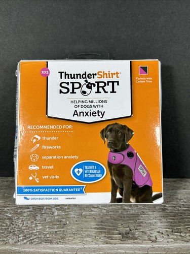 ThunderShirt for Dogs Fuchsia Sport Dog Anxiety Relief Calming Vest XX ...
