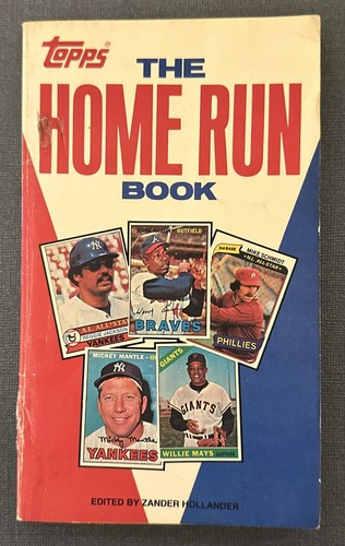TOPPS THE HOME RUN BOOK By: Zander Hollander | eBay