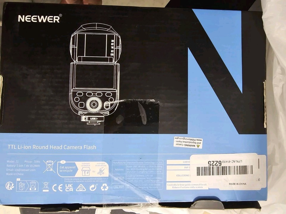 Neewer Z1-N For Nikon TTL Li-ion Round Head Camera Flash | eBay