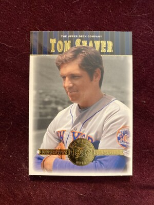 2001 Upper Deck Hall Of Fame Insert #25 Mets Tom Seaver Baseball Card ...