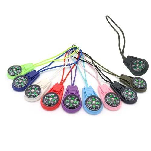10pcs Backpacking Compass Lanyard Design Multipurpose Pocket Size Mini ...