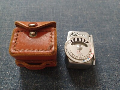 Vintage Kalimar Clip On Exposure Meter Made in Japan w/ Leather Case ...