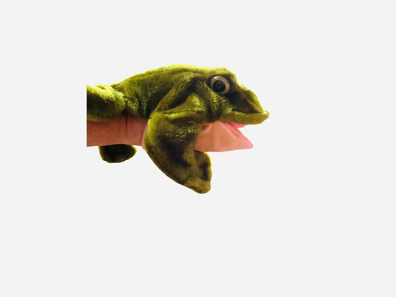 Vintage Folktails Frog Hand Puppet by Folkmanis Plush Furry Folk ...