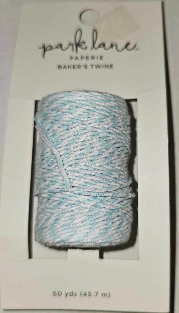 Bakers' Twine Light Blue & White 50 Yards Crafts Tie Bakery Box Gifts ...