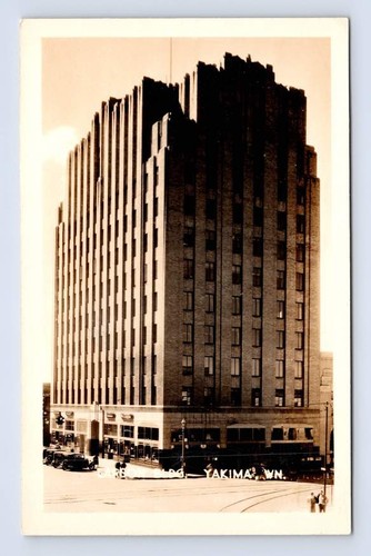Larson Building YAKIMA Washington RPPC Vintage Skyscraper Photo ...