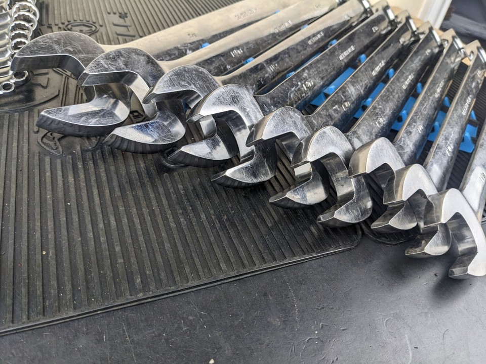 #bd553 Snap On Tools 24pc SAE Wrench Set OEX724KB 1/4" to 1-5/8" | eBay