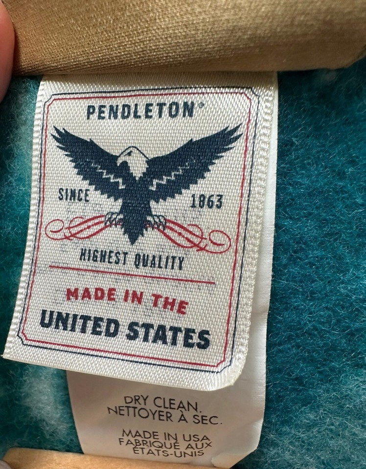 Disney Frozen Pendleton Woolen Mills Kids Blue Blanket SHRUNK READ 36 ...