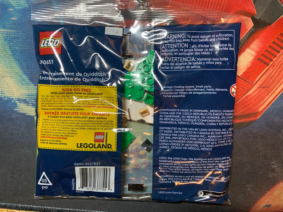 LEGO 30651 HARRY POTTER. Quidditch practice Set In Poly bag New | eBay