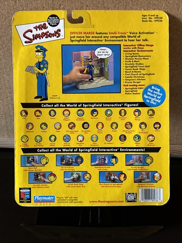 Officer Marge The Simpsons WOS World Of Springfield Figure New ...