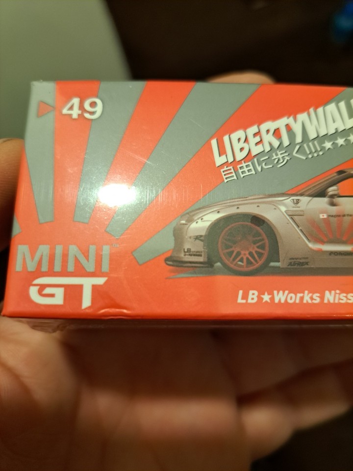 MINI GT 49 LB WORKS Nissan GT-R (R35)Satin Silver Type 1, RHD | eBay UK