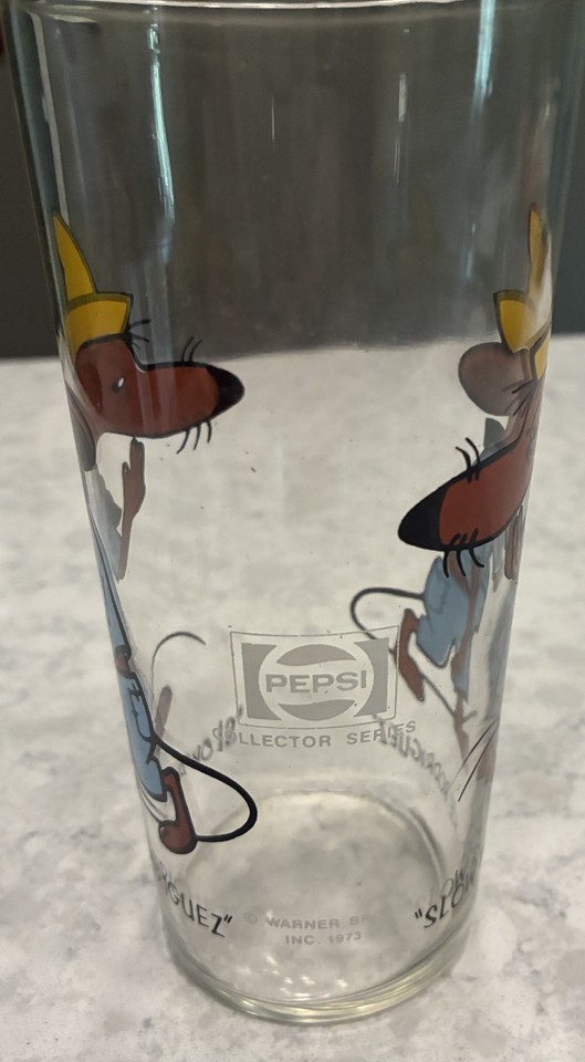 1973 Slow Poke Rodriguez Pepsi Glass Looney Tunes FREE SHIPPING | eBay