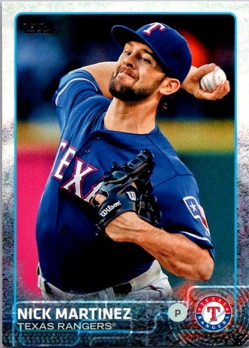 Nick Martinez 2015 Topps #374 Texas Rangers | eBay