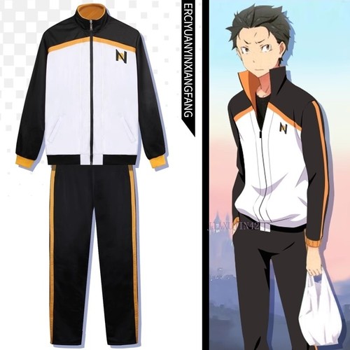 Re:Life In a Different World From Zero Natsuki Subaru Cosplay Uniform ...