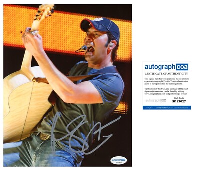 ‘Rodney Atkins’ Signed 8x10 Photo ‘Watching You’ ACOA PROOF Country ...