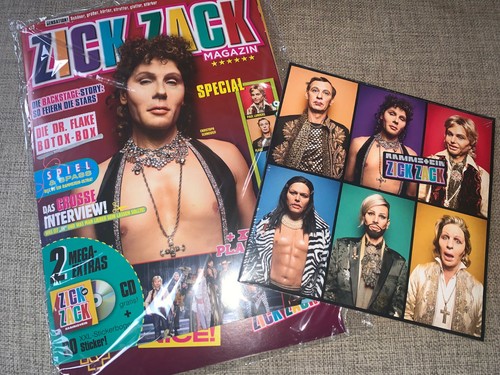 RAMMSTEIN - ZICK ZACK - STRICTLY LIMITED MAGAZINE + CD + STICKERS + 7 ...