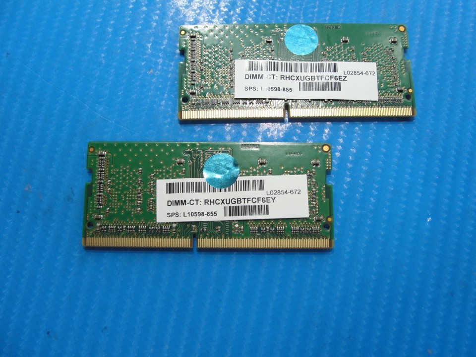 HP 15m-ds0011dx Micron 8GB (2x4GB) Memory RAM SO-DIMM MTA4ATF51264HZ ...