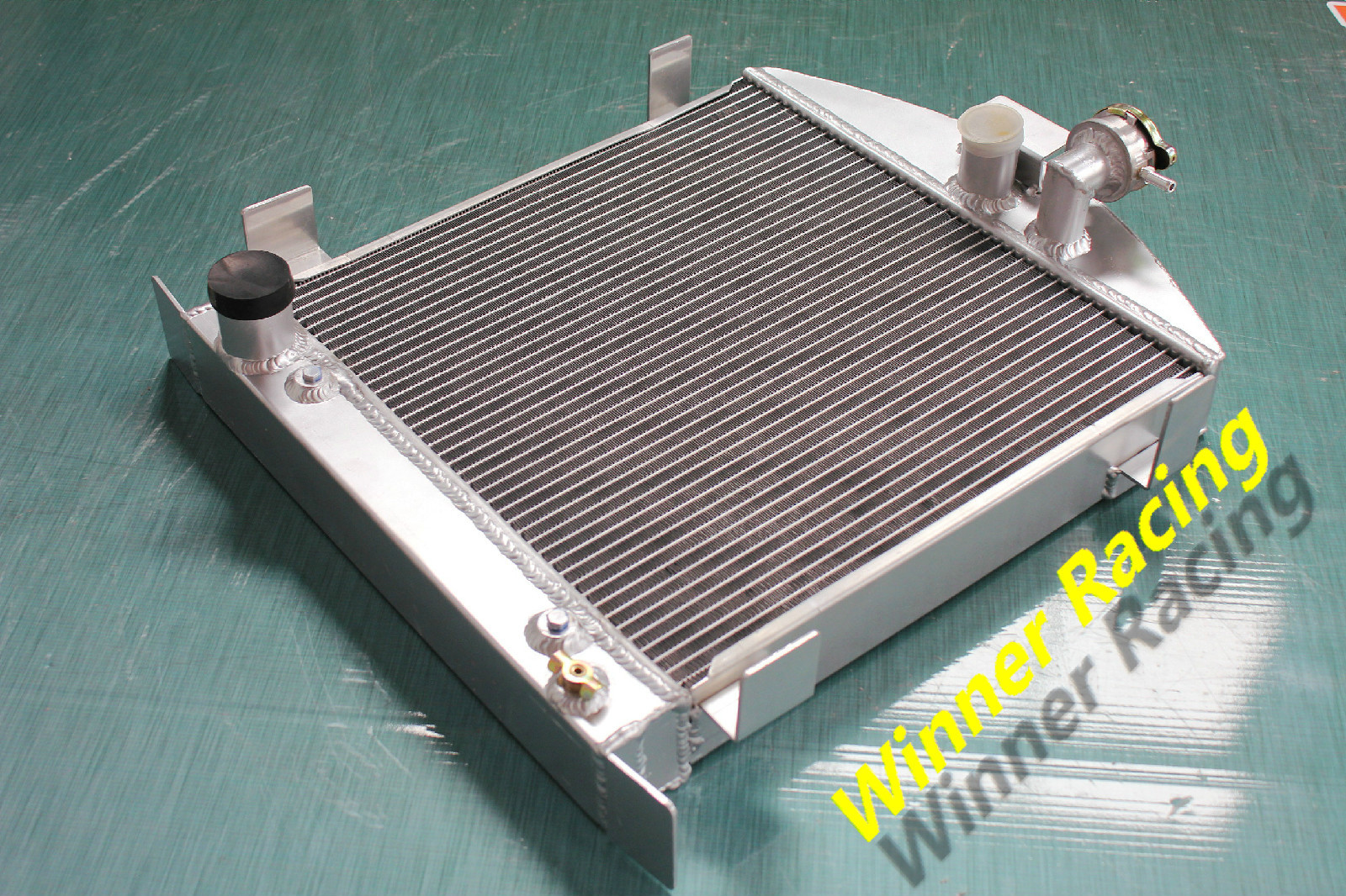 Radiator Fit Ford hot rod chopped w/Ford 302 V8 engine 1931-32 grille ...