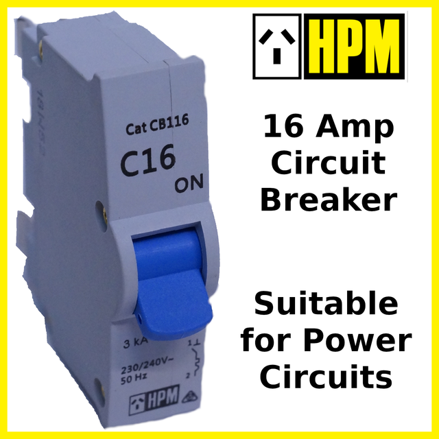 HPM 16 Amp Plug-In Circuit Breaker for sale online | eBay
