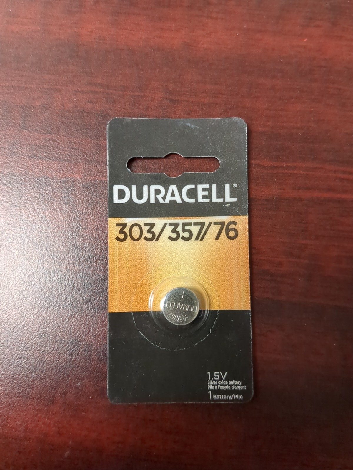 Duracell Dl303/357bpk 303/357 Silver Oxide Battery Sr44 357 for sale ...