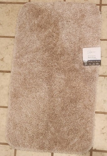 Mainstays Performance Bath Rug Fade Stain Skid Resistant Beige 19.5 for ...
