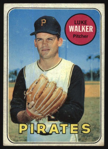 1969 Topps #36 Luke Walker VGEX Pirates 571243 | eBay
