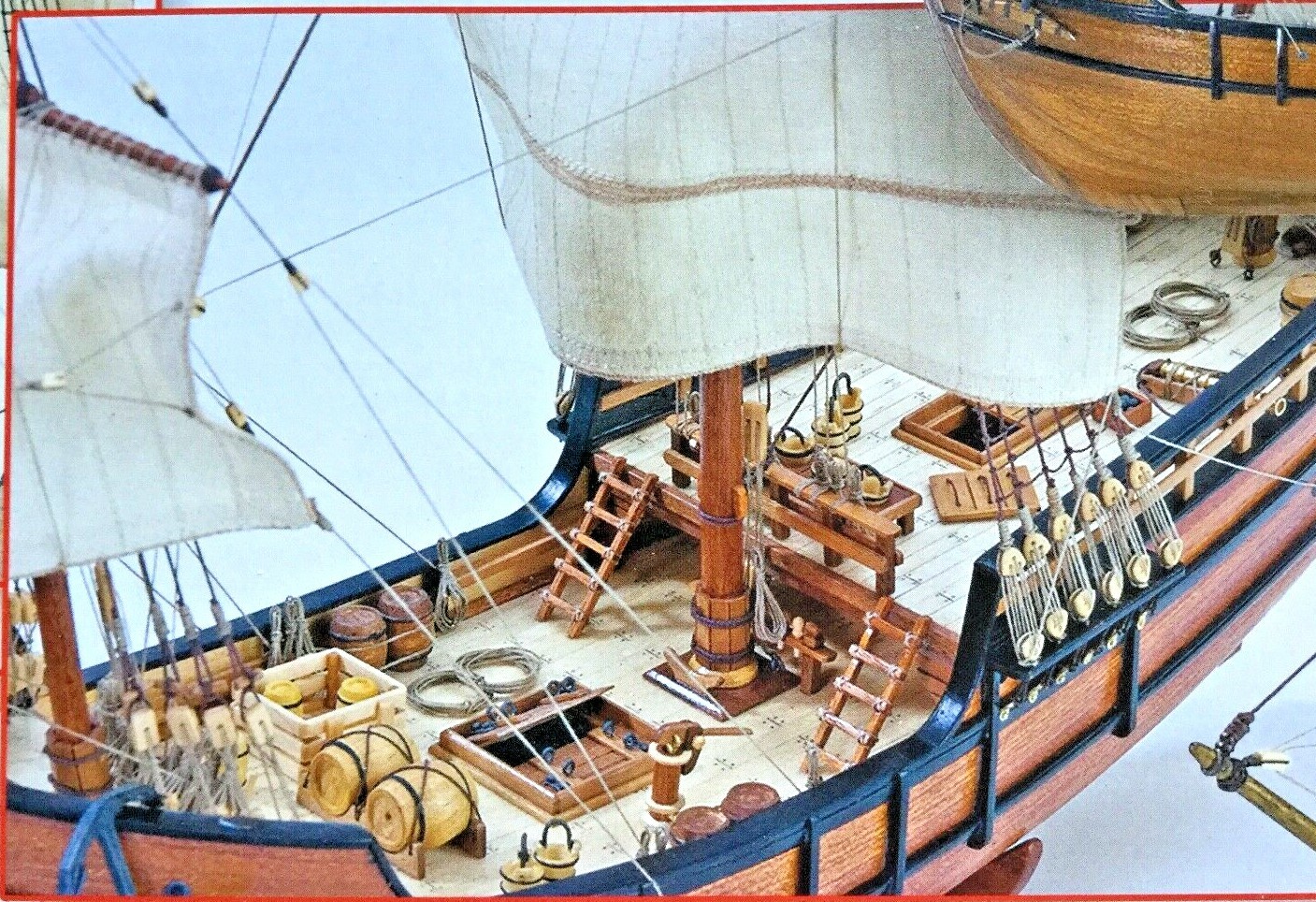 ARTESANIA LATINA 1/65 LA PINTA 1492 WOODEN SAILING SHIP MODEL KIT ITEM ...