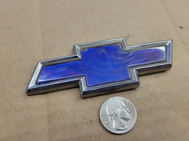 00-05 Chevrolet Cavalier Blue & Chrome Bowtie Trunk Emblem Badge ...