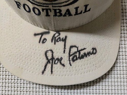 Penn State Football Hat Signed By Joe Paterno (Autograph Was Redrawn ...