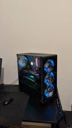 Custom Gaming Desktop PC RGB Lighting Glass Side Panel Dedicated ...