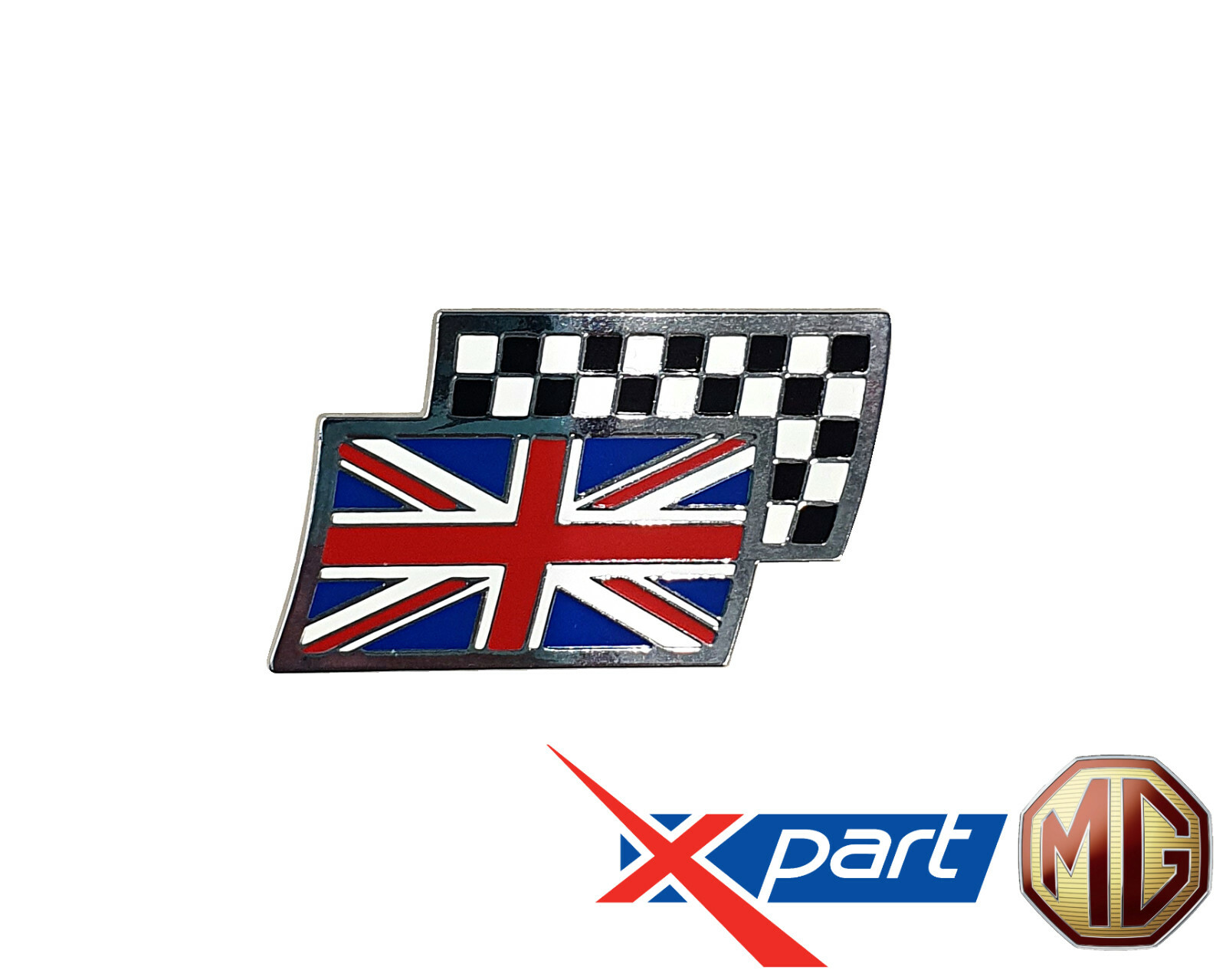 Genuine MG Rover 75 v8 MG ZT260 Union Jack / Flag Adhesive Badge ...