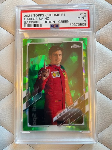 2021 Topps Chrome Sapphire Edition Formula 1 - F1 Racers Carlos Sainz ...