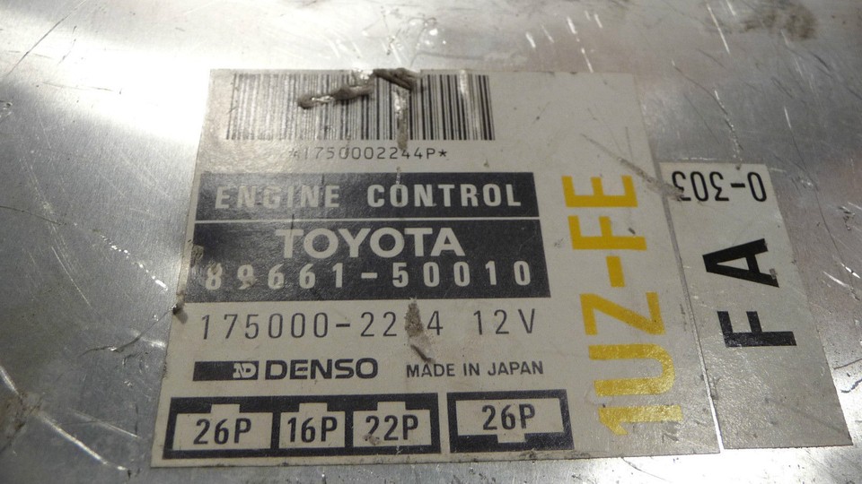 TY5-21 WARRANTY OEM 91 92 Lexus LS400 Engine Control Computer Brain ECM ...