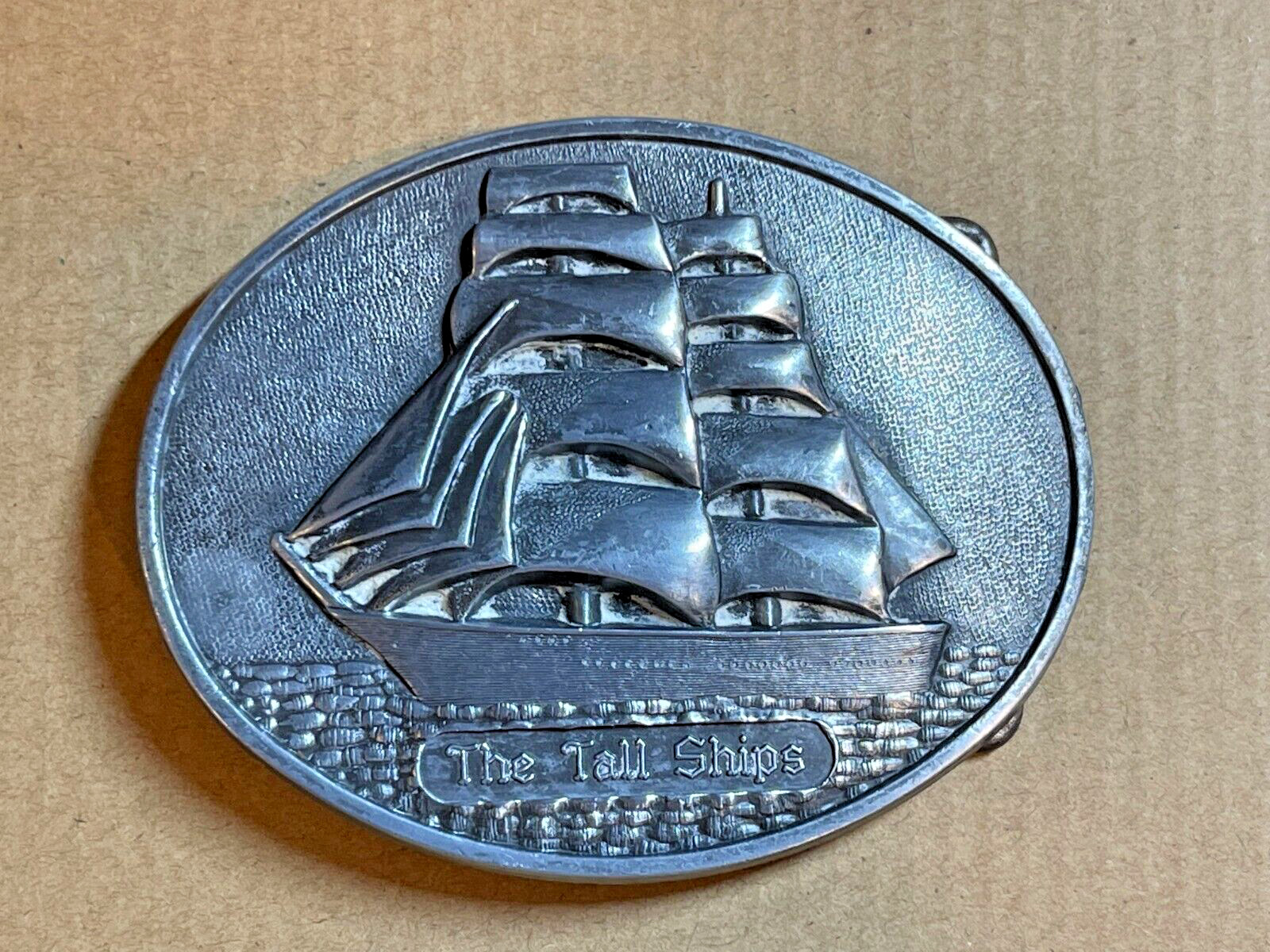 Vintage The Tall Ship Clipper Ship Boston belt buckle… - Gem