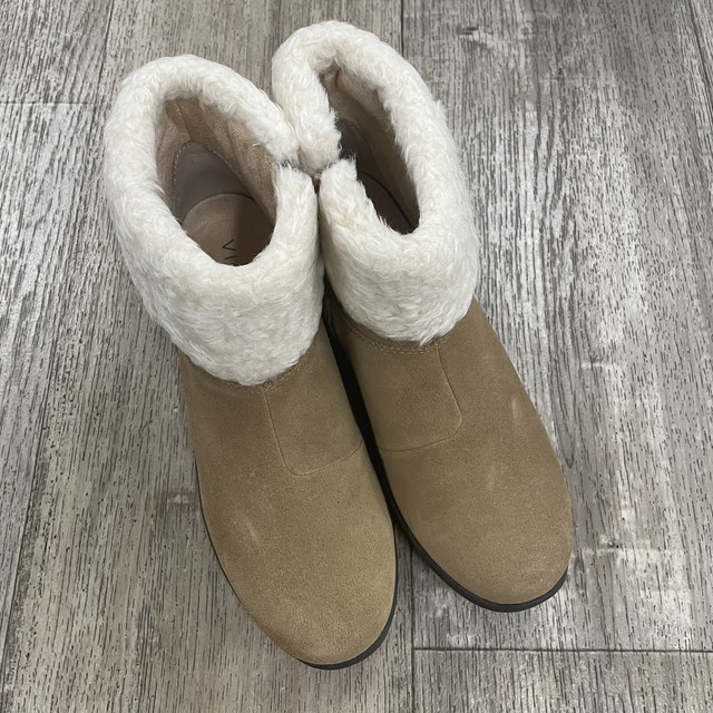 Vionic Magnolia Ruth Suede Boots Wheat - Size 6 for sale online | eBay