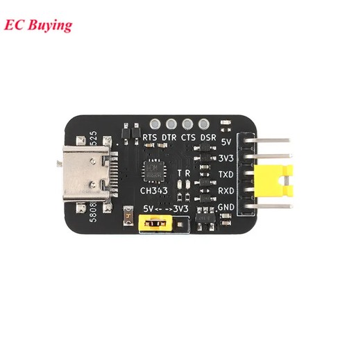 CH343 USB-C to TTL Board, High Speed Comm, Single Chip Loader ...