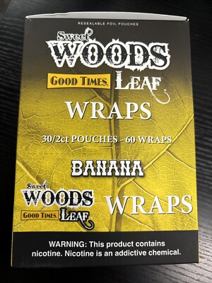 Good Times Sweet Woods Banana Leaf Wraps 30 Packs of 2 | eBay