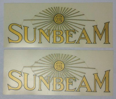 Pair Decals To Dry Logos Stickers Tank Sunbeam AD770061 | eBay