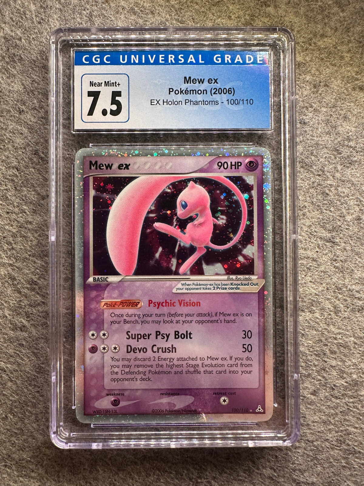 Pokémon TCG Mew ex EX Holon Phantoms 100 Holo Holo Rare EX for sale ...