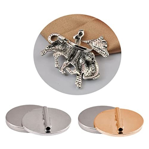 4pcs Multi-Use Fashion Jewelry Mini Badge Magnet Fastener Clothing ...