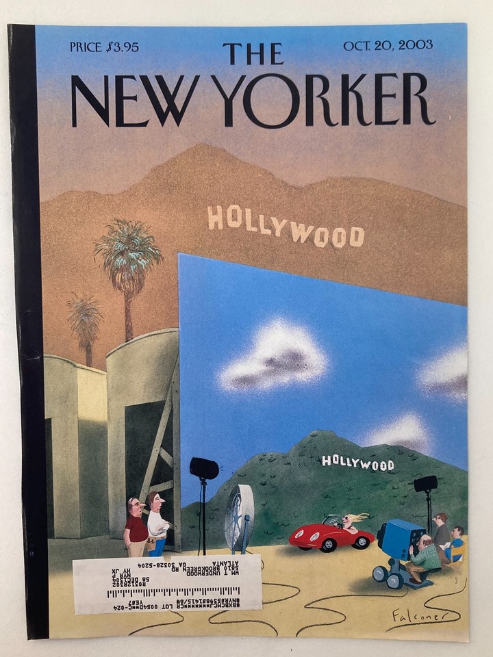 COVER ONLY The New Yorker October 20 2003 The Grand Illusion by Ian ...