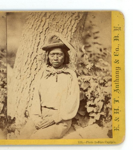 Piute Indian Captain Native American E&HT Anthony Stereoview | eBay