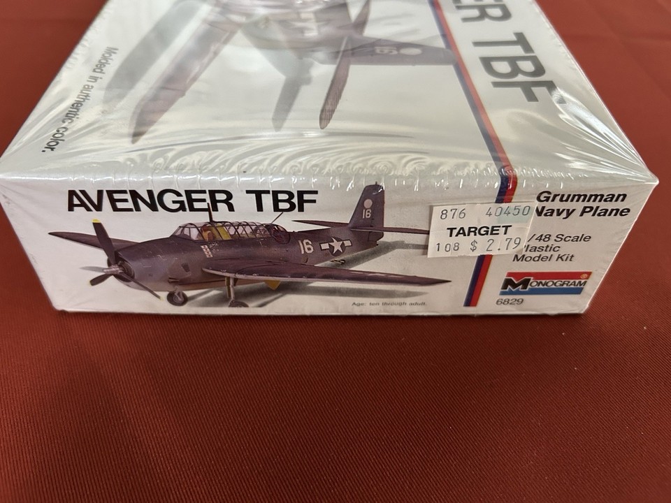 Monogram 1973 Model Kit Mil Avenger Opened Box - Complete Scale 1:48 6829 | eBay