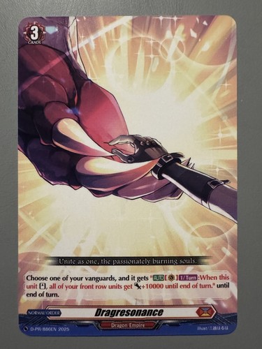 CARDFIGHT VANGUARD DRAGRESONANCE (DRAGON EMPIRE ORDER) D-PR/886EN | eBay