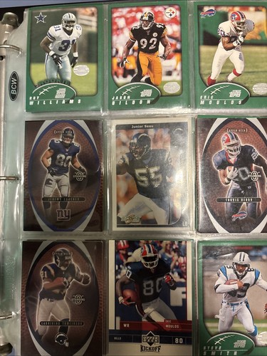 Topps Football 2002-2005 Card Lot Over 600 Cards NM Condition Ship As ...