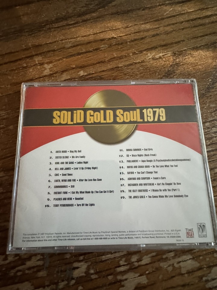 Solid Gold Soul 1979 CD - **BRAND NEW/STILL SEALED** Time Life | eBay